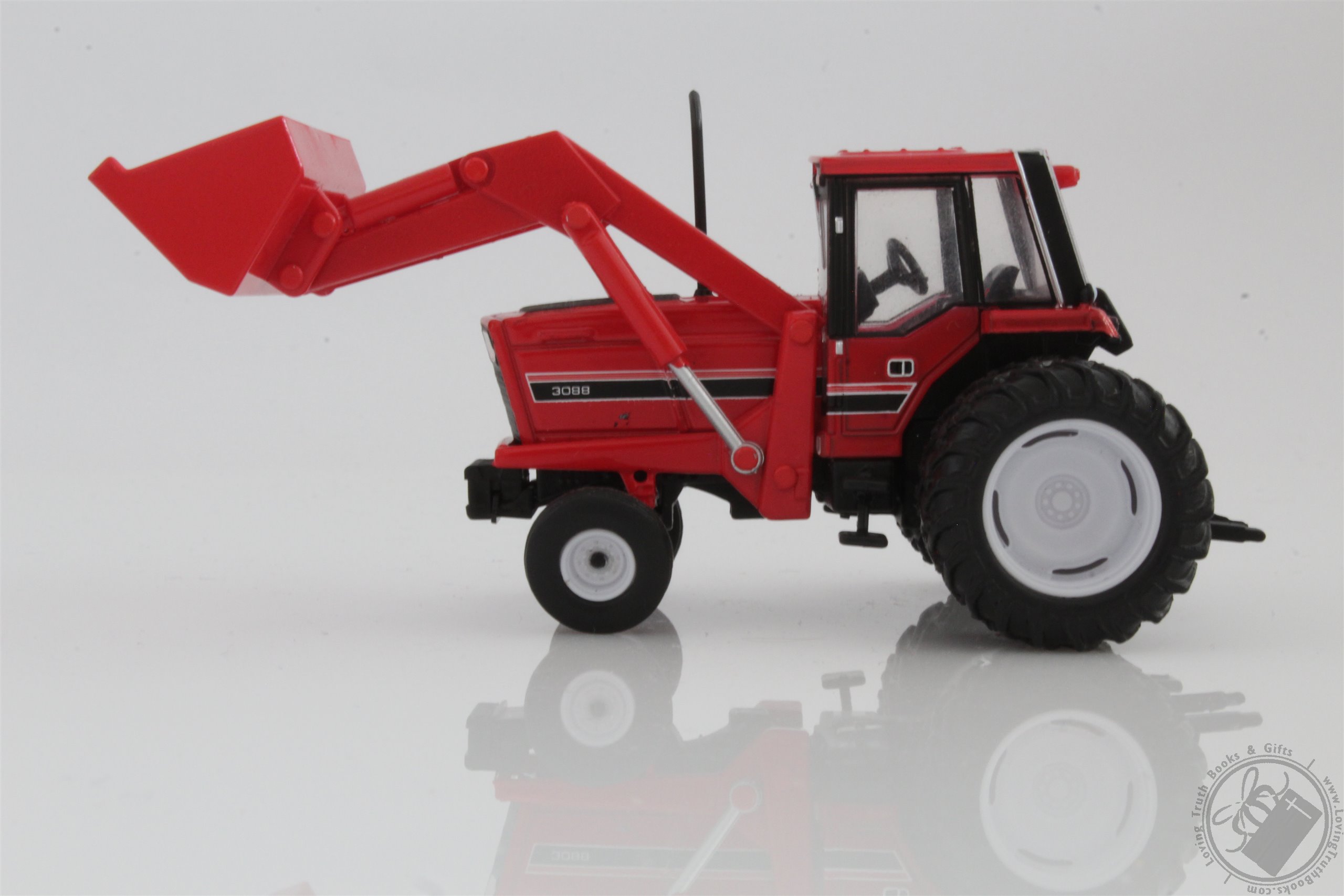 1982 Case IH 3088 Tractor w/ Front Loader and Cab Diecast Model 1:64 ...