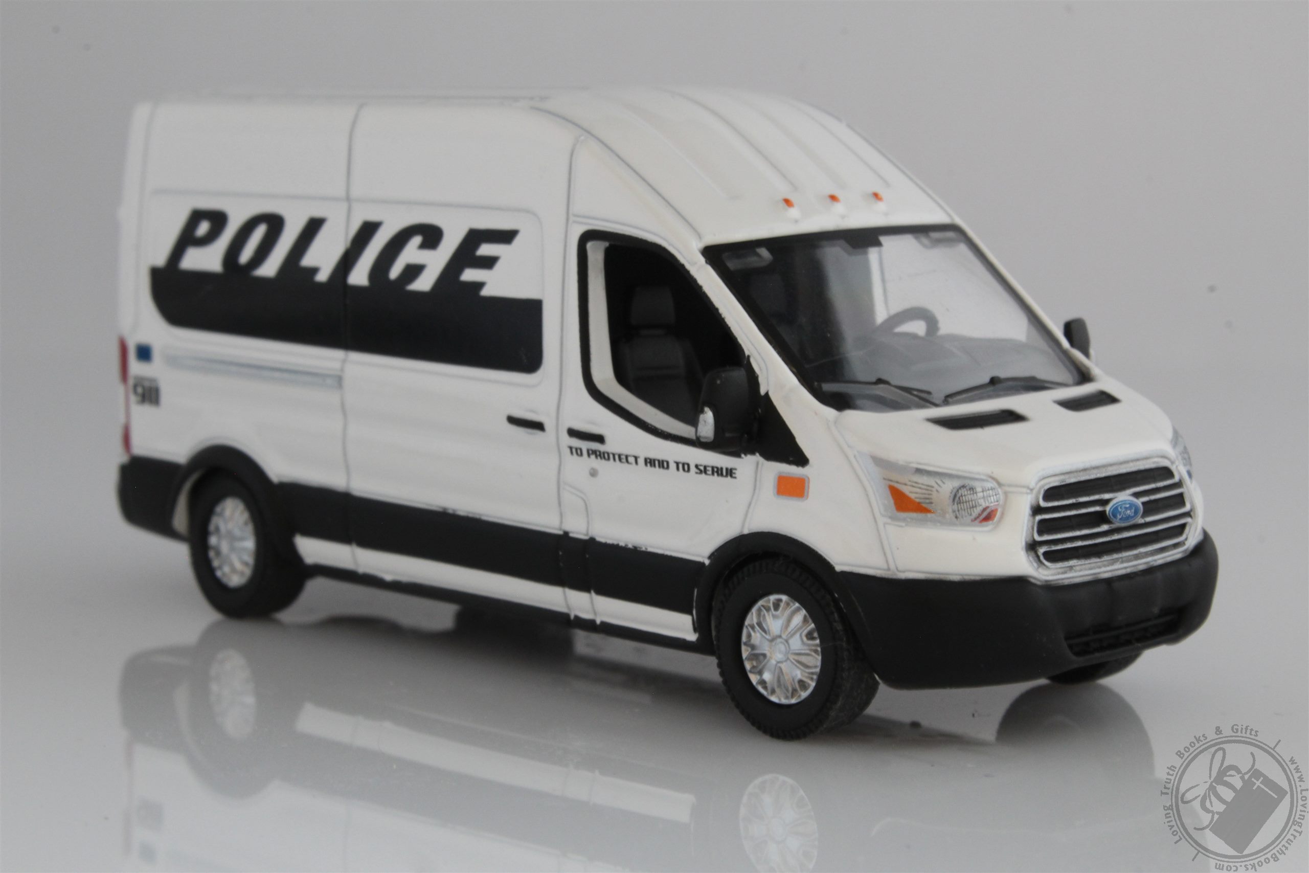 2019 Ford Transit High Roof Police Prisoner Transport Van 1:64 Scale ...