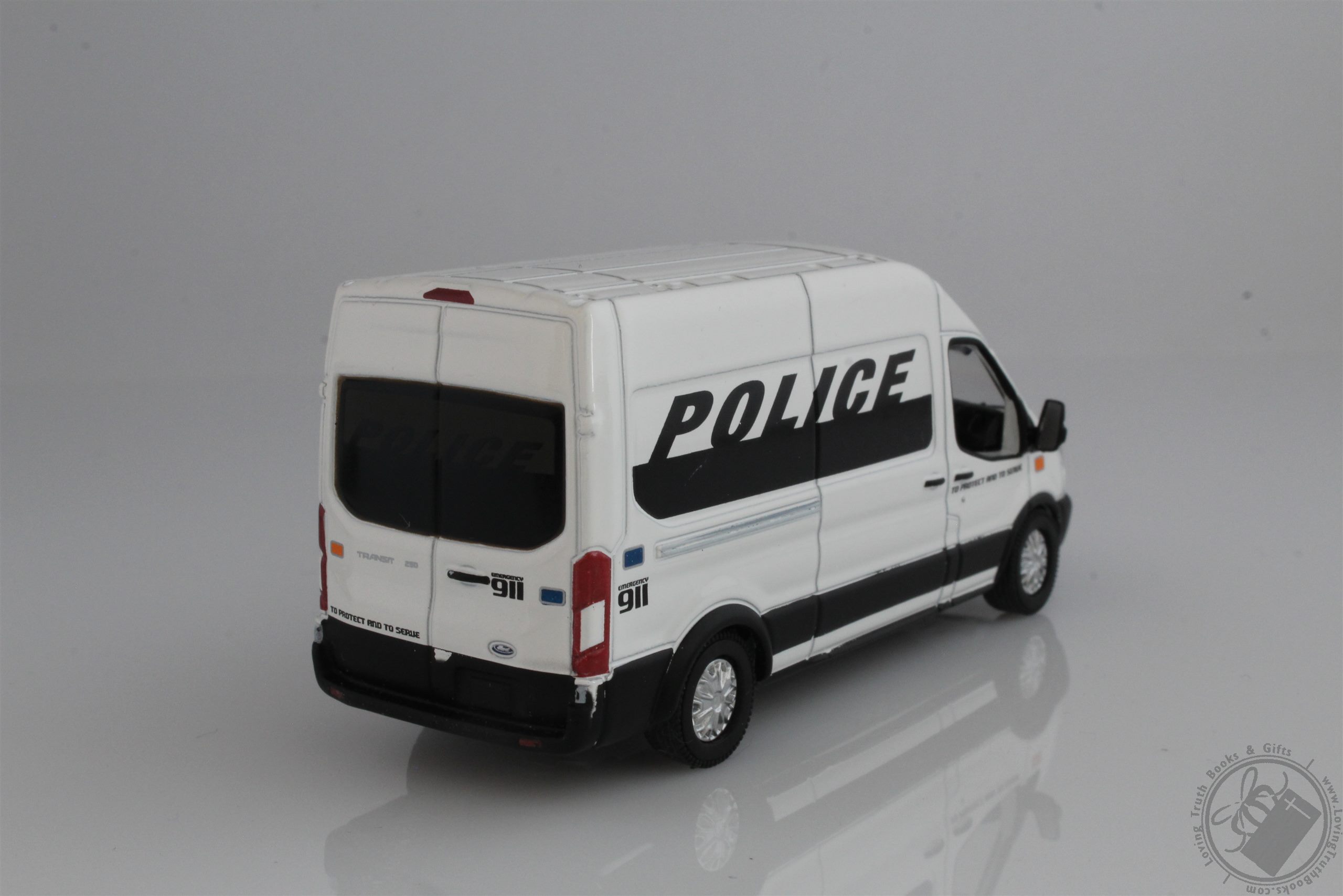 2019 Ford Transit High Roof Police Prisoner Transport Van 1:64 Scale ...
