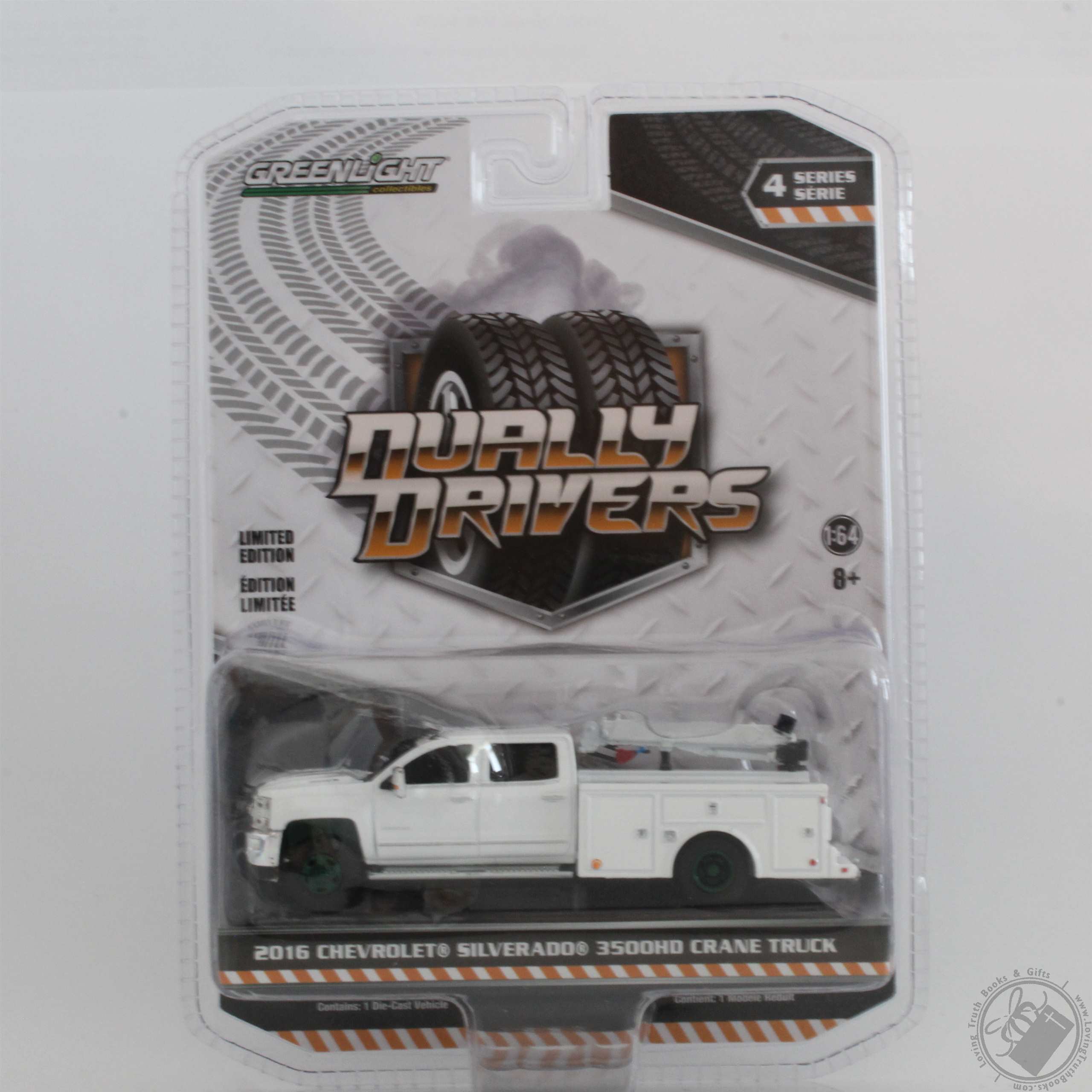 CHASE, Dually Drivers Series 4, 2016 Chevy 3500 Crane Truck, Green ...