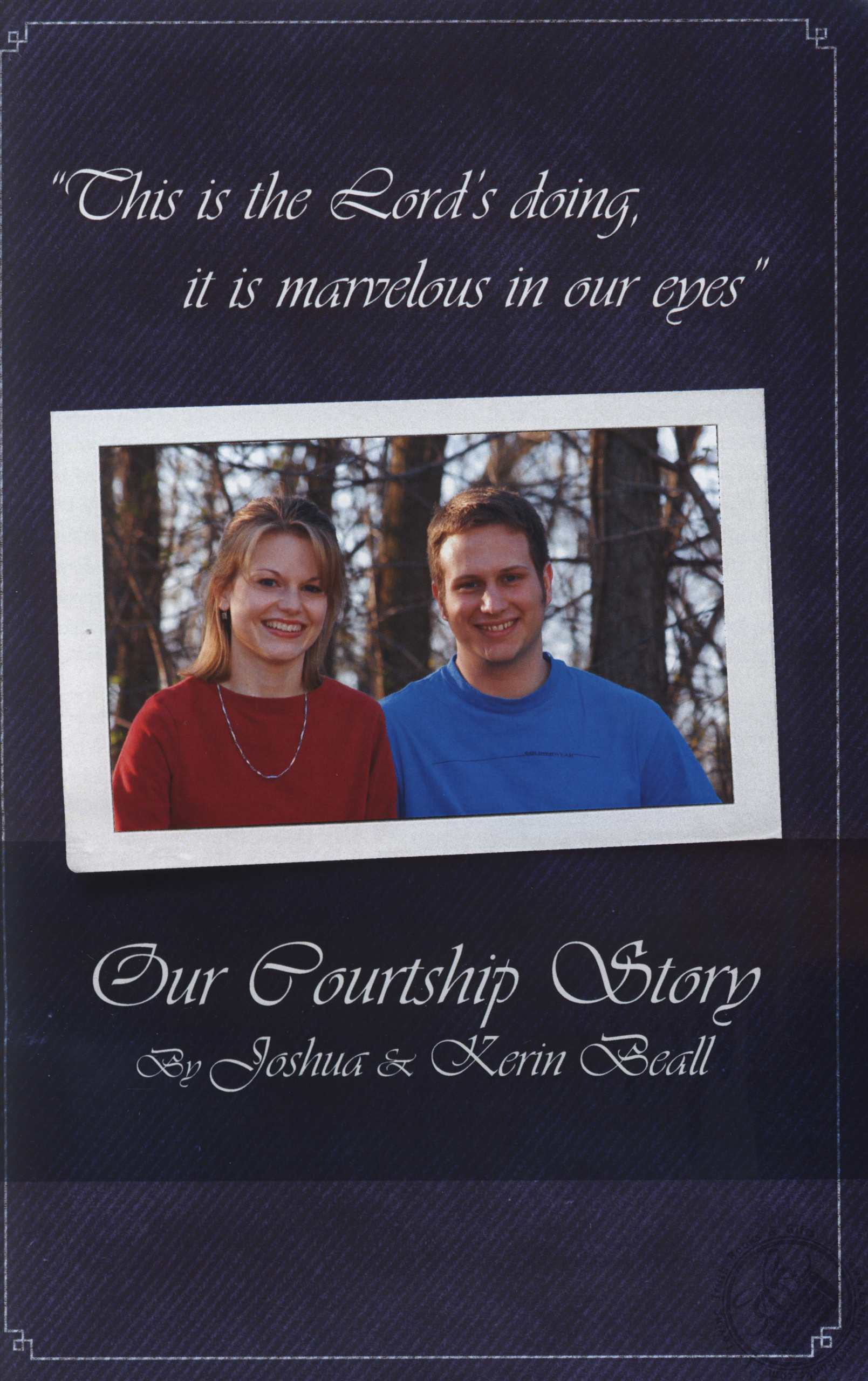 A Family Courtship Story and Our Courship Story Booklet by Great ...