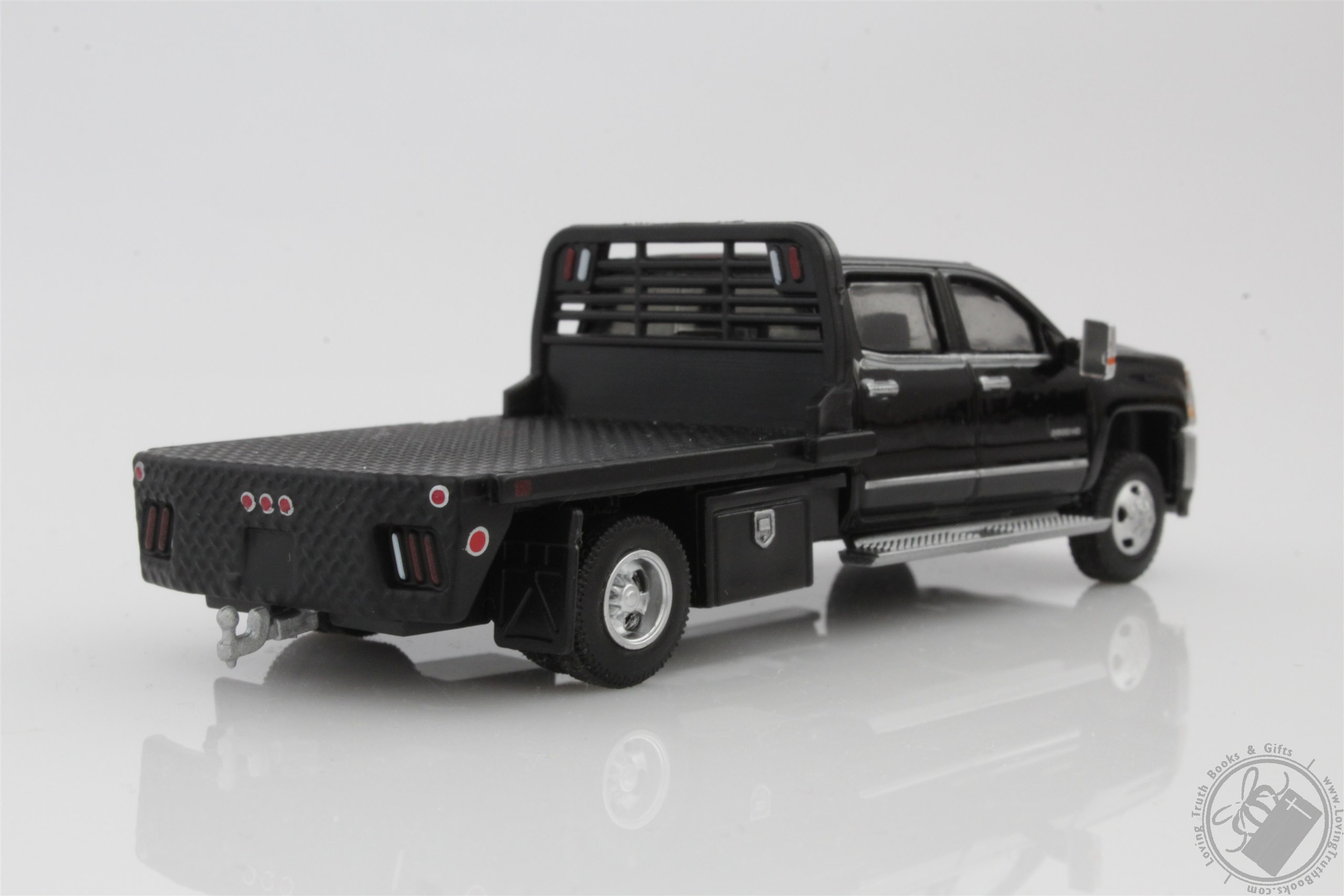 2018 Chevy 3500 HD Dually Black Cab with Black Flatbed and Gooseneck ...