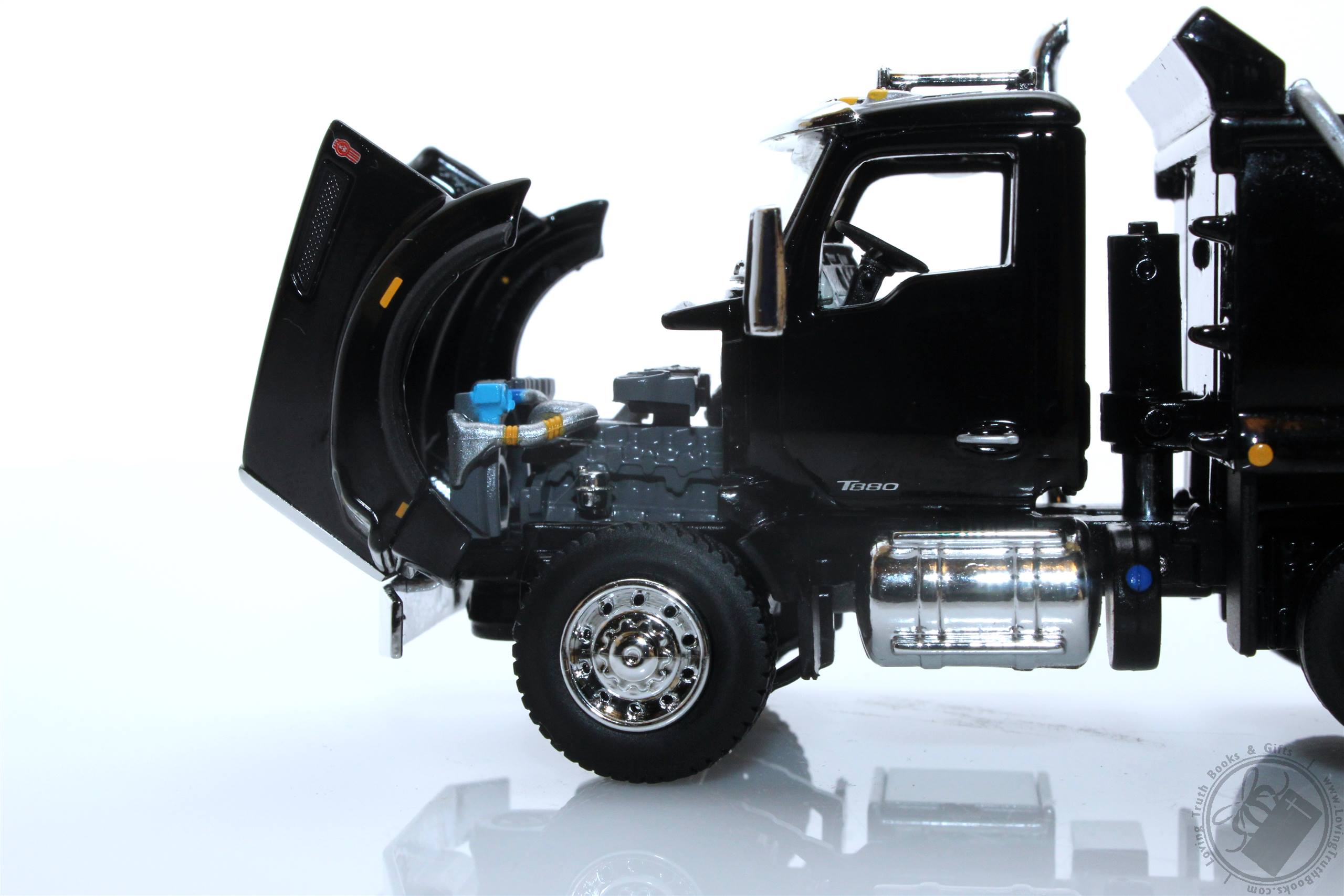 Kenworth T880 Rogue Dump Truck and Rogue Transfer Dump Trailer in Black ...