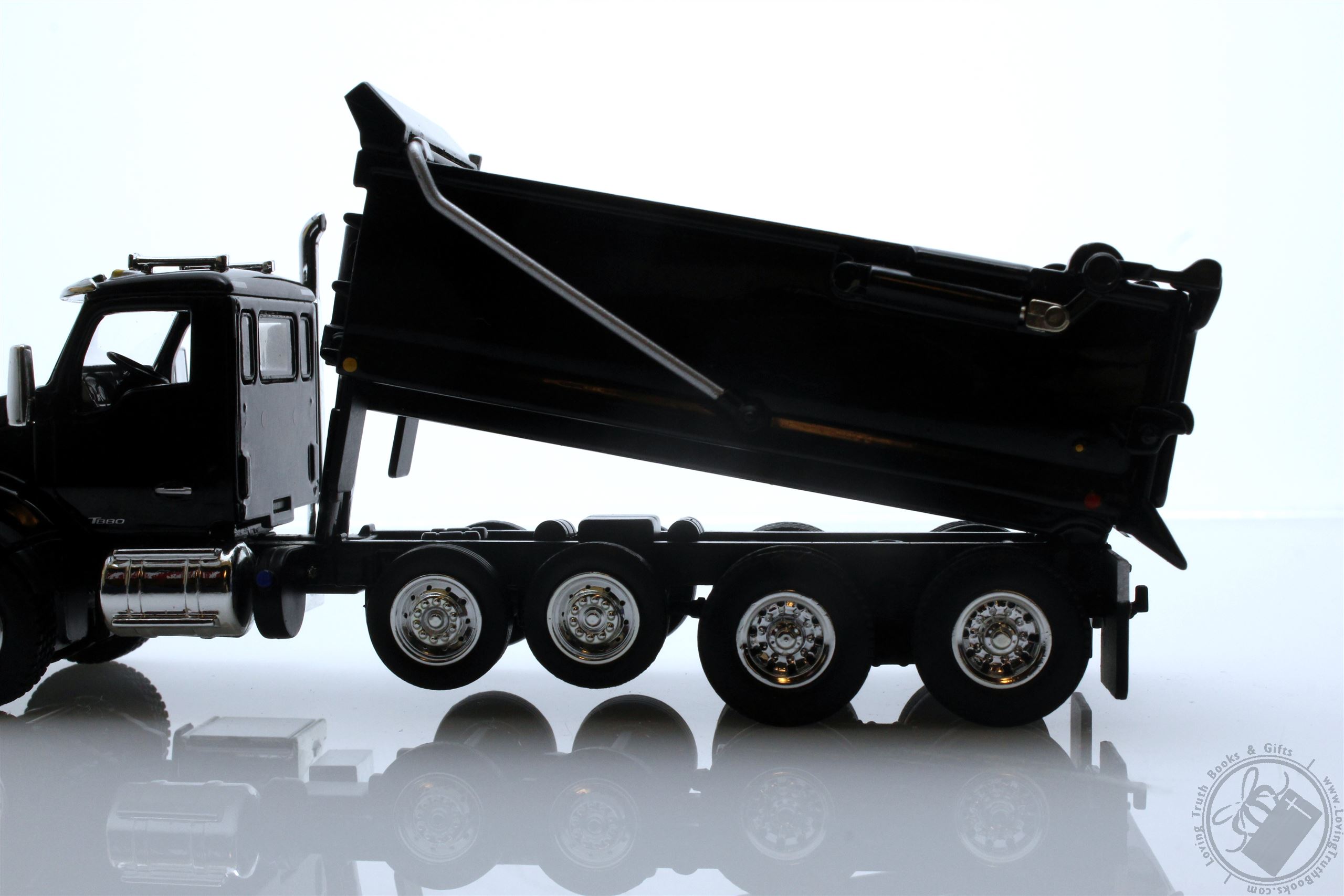 Kenworth T880 Rogue Dump Truck and Rogue Transfer Dump Trailer in Black ...