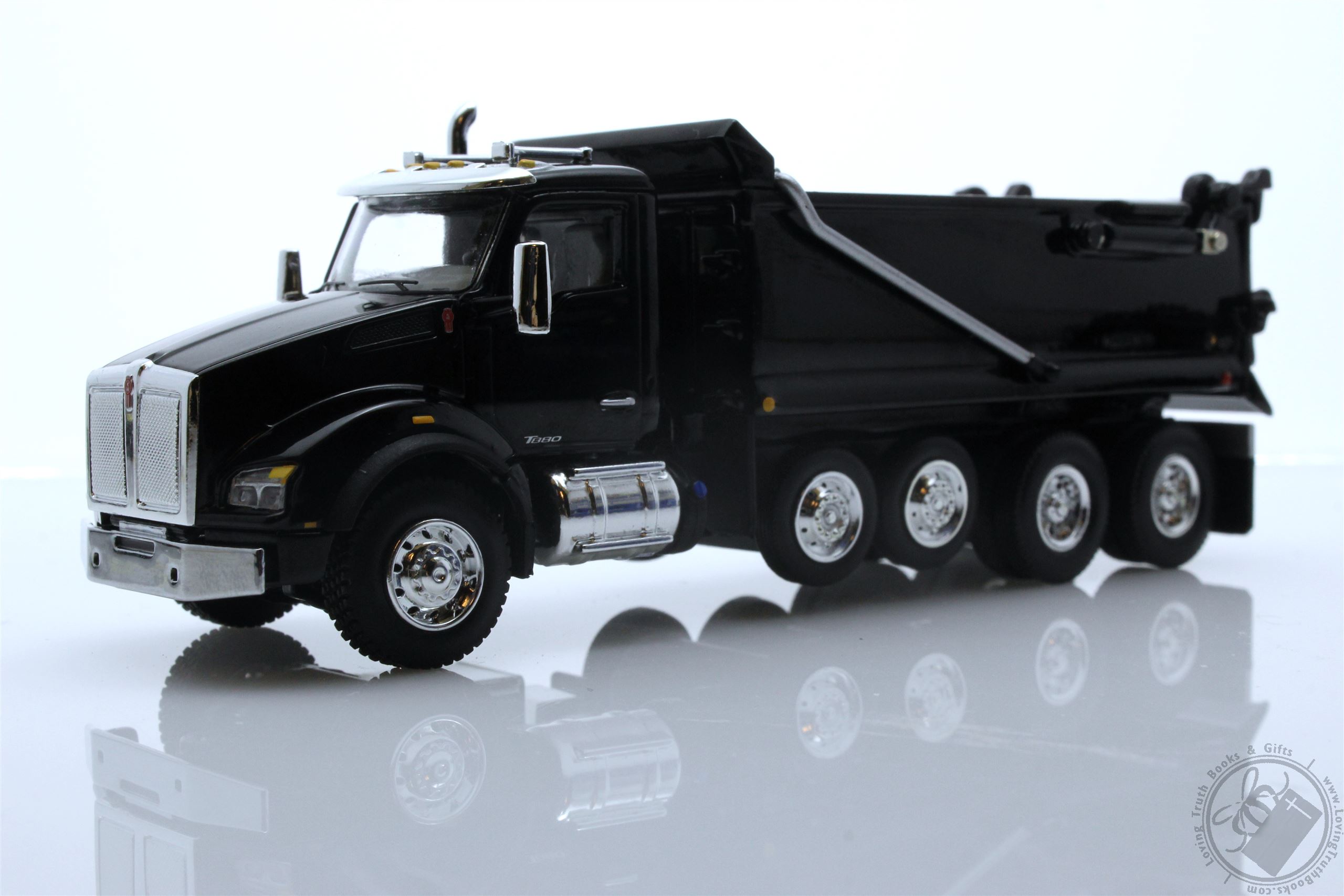 Kenworth T880 Rogue Dump Truck and Rogue Transfer Dump Trailer in Black ...