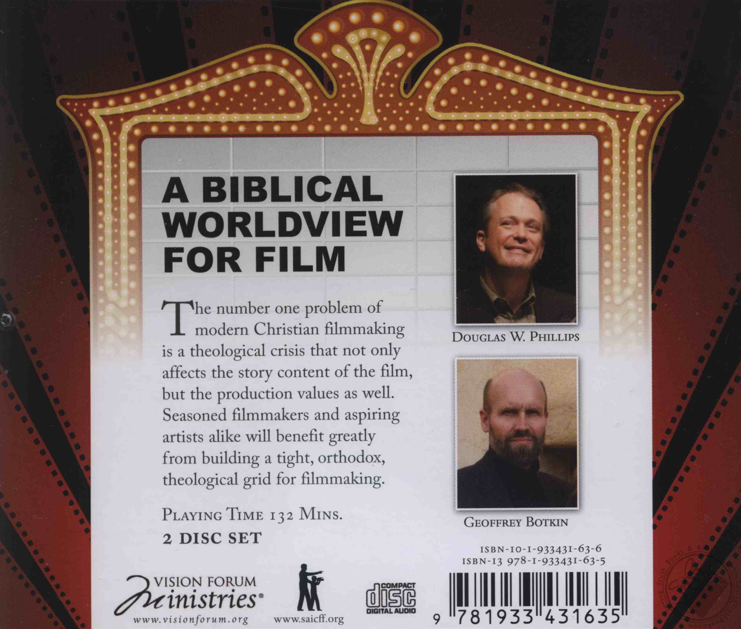 A Biblical Worldview of Film by Douglas Phillips, Geoffrey Botkin (CD ...