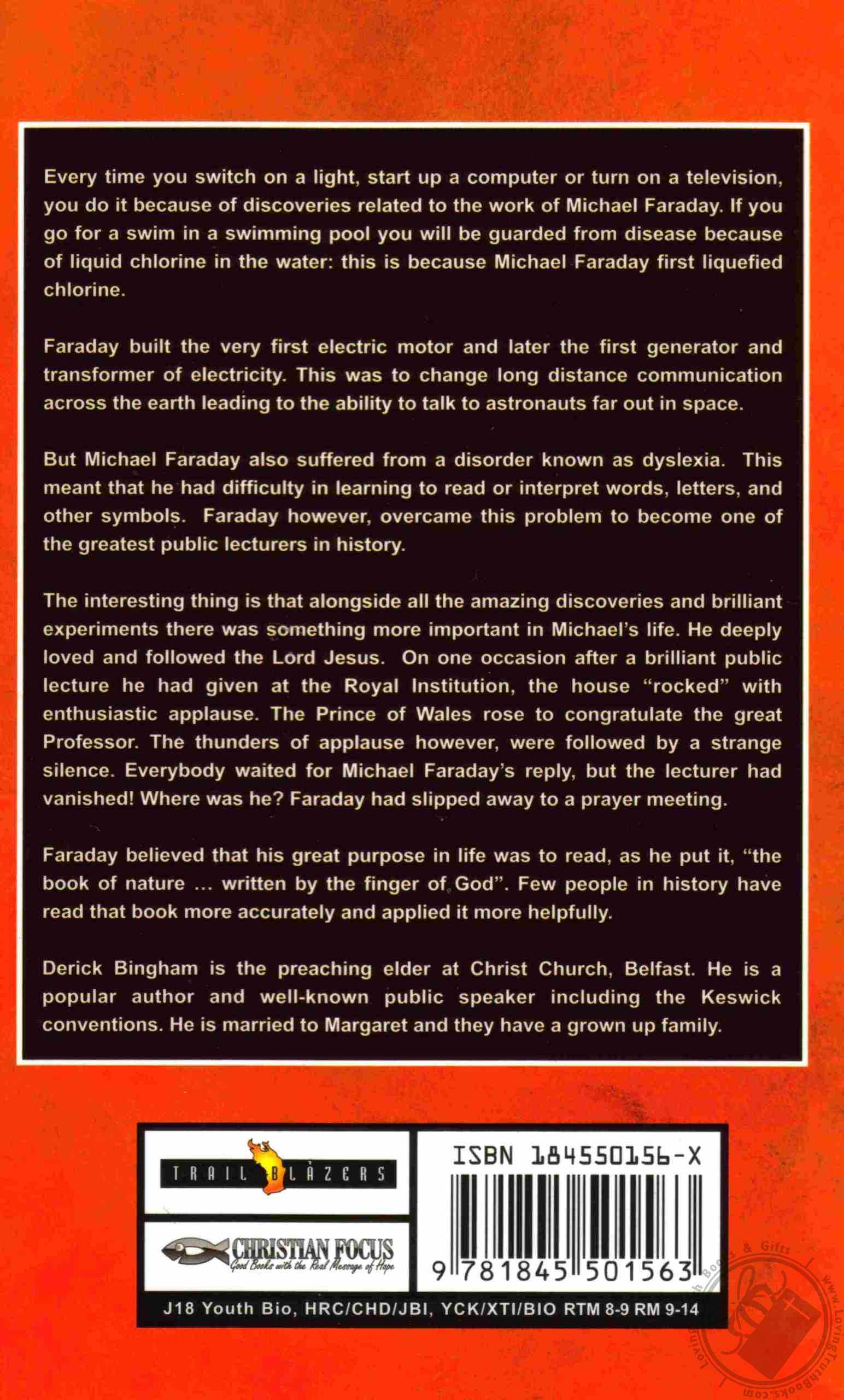 Michael Faraday, Spiritual Dynamo (Trail Blazers Biography) by Derick ...